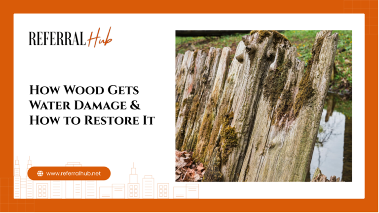 How Wood Gets Water Damage & How to Restore It Referral Hub